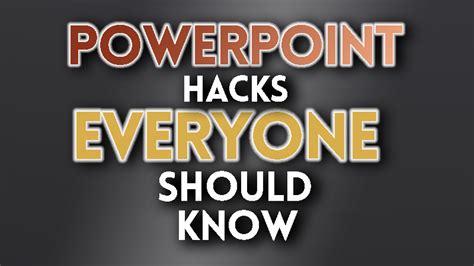 5 Powerpoint Hacks Everyone Should Know Xelplus Leila Gharani