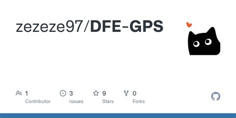 Issues Zezeze97 DFE GPS GitHub