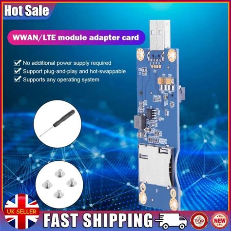 Mini Pci E To Usb Adapter Sim Slot 6 8pin For Wwan Lte Computer Module Card £9 09 Picclick Uk