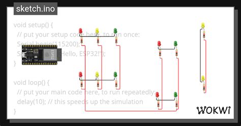 Semáforo Wokwi Esp32 Stm32 Arduino Simulator