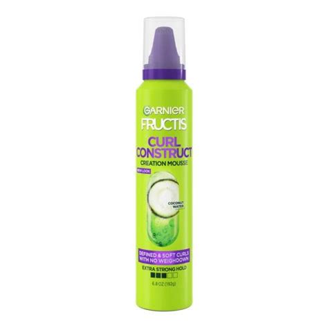Garnier Fructis Style Curl Construct Creation Mousse With Coconut Water For Curly Hair Publix