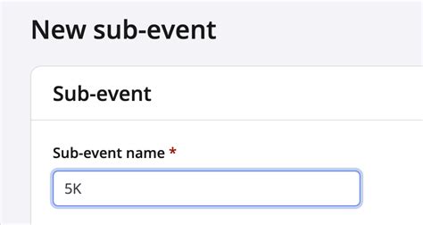 How To Create A Sub Event How Can We Help You