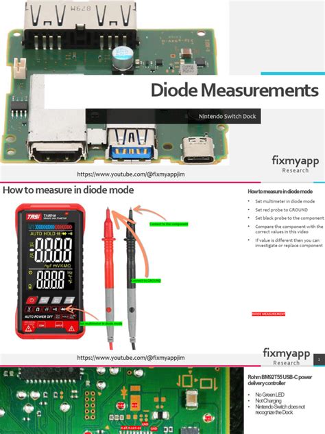 Nintendo Dock Diode Readings Pdf Electrical Components