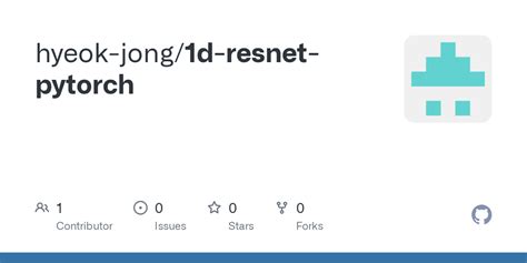 D Resnet Pytorch README Md At Main Hyeok Jong D Resnet Pytorch GitHub