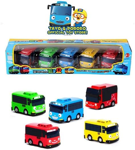 Jp Little Bus Tayo Toy 5 Pcs （私たちはrogiだからラニcitu）バスアニメーション おもちゃ