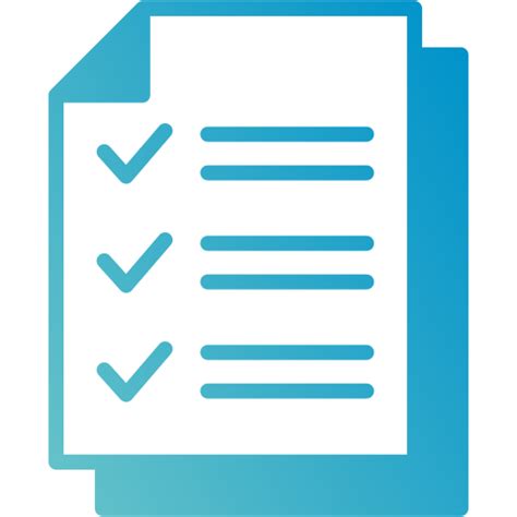 Document Generic Gradient Fill Icon