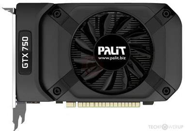 Palit GTX 750 StormX OC Specs TechPowerUp GPU Database
