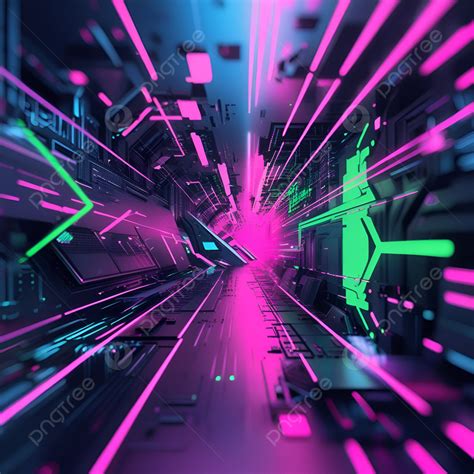 Cyberpunk Inspired Tech Noise Texture Background Neon Texture