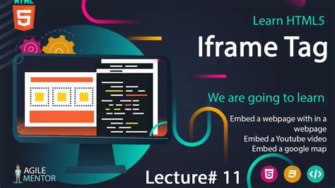 Html 5 Iframe Tag Basic To Advanced Course Lecture 11 Youtube