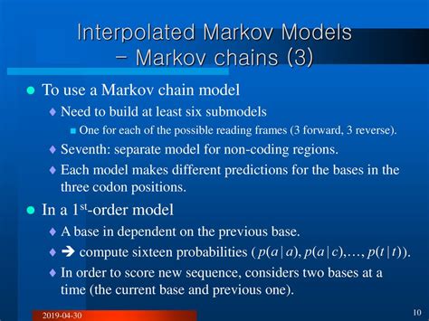 microbial gene identification using interpolated markov models ppt