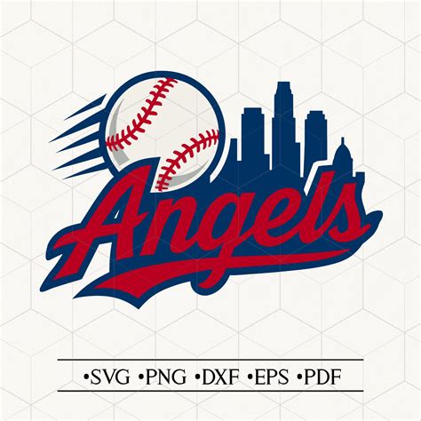 Angels Baseball Logo Svg
