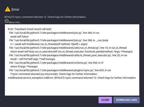 SOLVED Troubleshooting Rysnc Backup Failed Scheduled Rsync Push From FreeNAS To Raspberry Pi