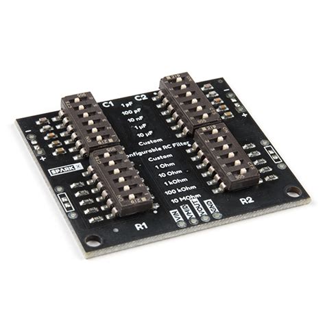 GitHub SparkfunX Configurable RC Filter A DIP Selectable RC Filter