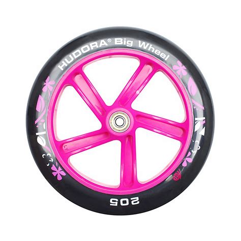 Hudora Big Wheel Step Roze Met Zilver Opklapbaar Tot 100 Kg