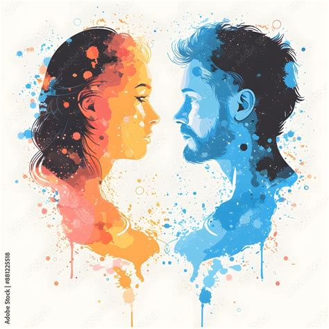 Gender Stereotypes Vector Concept With Female And Male Gender Symbols Men And Women Have