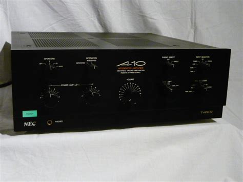 Nec A 10 Type Ⅳ Integrated Stereo Amplifier 中古オーディオ・ビンテージオーディオ販売・修理の