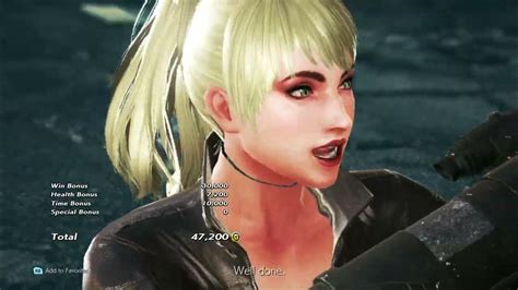 Tekken 7 Aphrodite Blonde Anna Williams In Ninas Black Suit Youtube