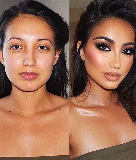 Eye Makeup Before And After