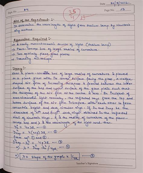 Phy Exp Lab Experiment Reports Date Bo Expt No Page No AiM Experimenk