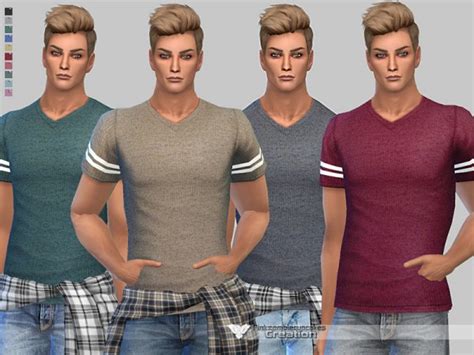 The Sims Resource Dylan T Shirt By Pinkzombiecupcakes • Sims 4 Downloads