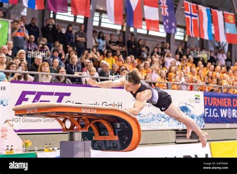 Cottbus Germany 26th Feb 2023 Gymnastics World Cup 46th International Tournament Of