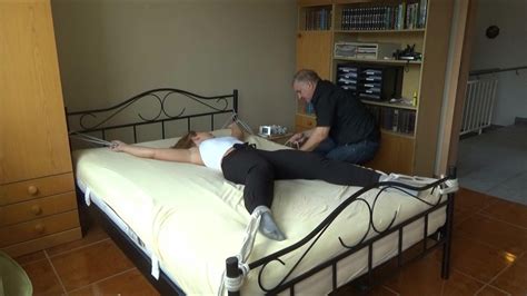 Naughty Babe Stretched On The Bed In A Cheap Hotel Photos