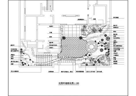 某地比较简单的室内外环境装饰设计图其他类别绿化施工及设计图土木在线