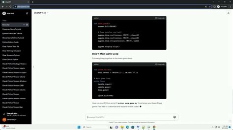 Code For Making Game In Python Youtube