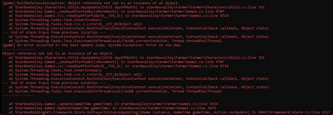 Nullreferenceexception Object Reference Not Set To An Instance Of An