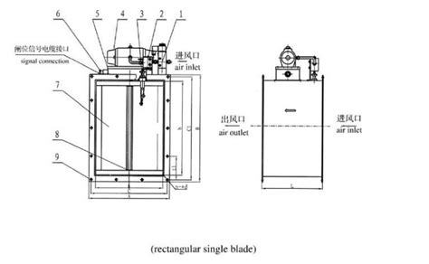 Marine Rectangular Pneumatic Fire Damper Buy Marine Fire Damper From