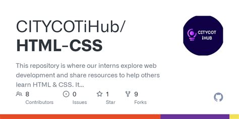 Github Citycotihubhtml Css This Repository Is Where Our Interns