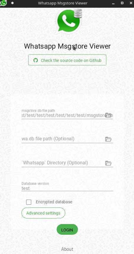 Github Absadikiwhatsapp Msgstore Viewer Free Open Source And Cross Platform App To Decrypt