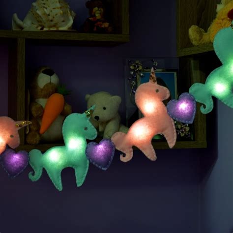 Felt String Lights Etsy