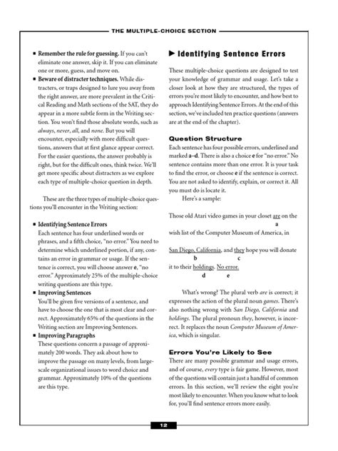 Identifying Sentence Errorsdownload Now Pdf Grammatical Number Verb