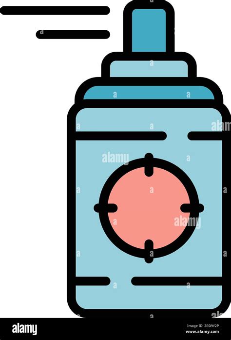 Insecticide Spray Icon Outline Vector Aerosol Bottle Insect Sprayer