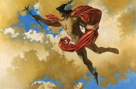 Mercurio Dios De Los Viajeros Del Comercio