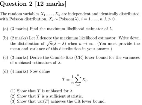 solved question 2 12 marks] the random variables x1