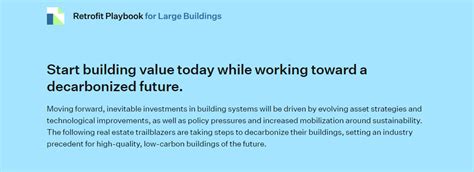 The Retrofit Playbook For Large Buildings