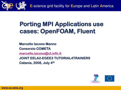 PPT Porting MPI Applications Use Cases OpenFOAM Fluent PowerPoint Presentation ID 4585565