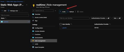 Adding Authentication And Authorization To An Azure Static Web App