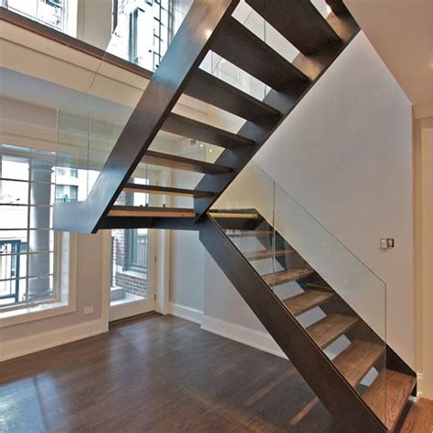 Stainless Steel Staircase With Wood Tread Stainless Steel Staircase