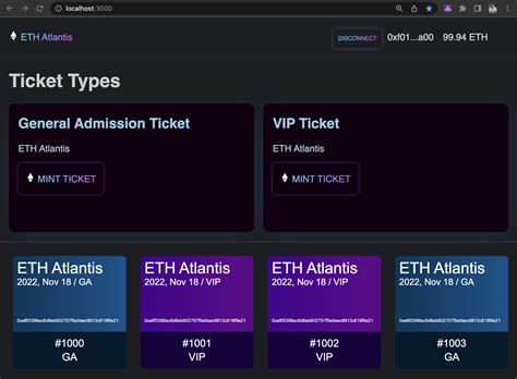 github metamask onchain svg nft tickets fullstack nextjs react web3