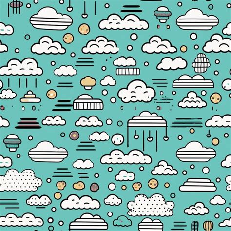 Premium Photo Cloud Patterns