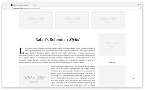 Ashe Free Wordpress Theme 2018 Best Wp Theme By Wp Royal Themes