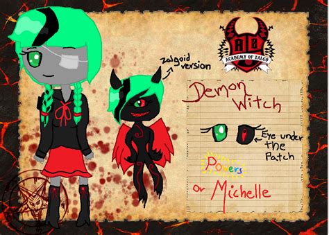 Demon Witch Id Academy Of Zalgo By Maryguertena On Deviantart