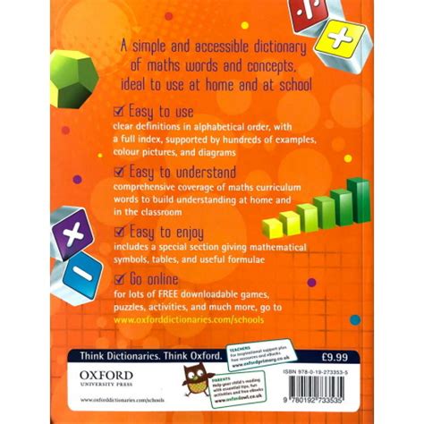 Oxford Primary Illustrated Maths Dictionary Qualibooks