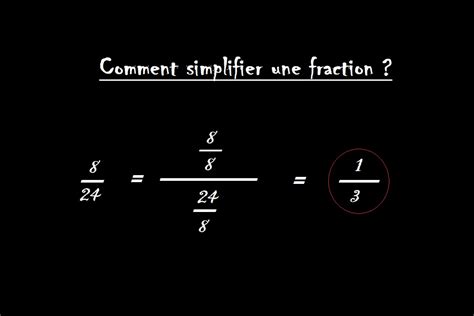 Comment Simplifier Une Fraction étape Par étape Prof Innovant