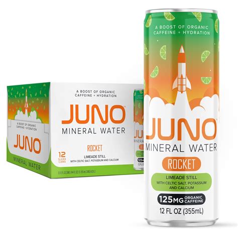 Juno Rocket Limeade Still Mineral Water Hydration Energy