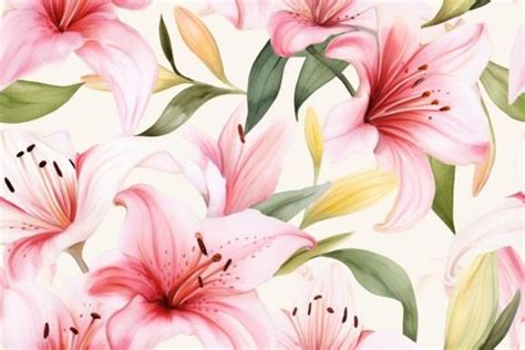 Lily Patterns Tile Packaging Design Graphic By Ranya Art Studio