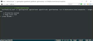 Dominoc Extract Gps Tags From Photographs Into A Csv File Using Exiftool